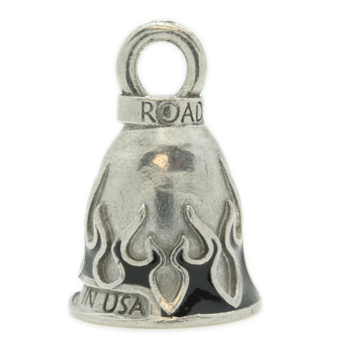 ROADSPIRIT BELLS MOTORCYCLE GOOD LUCK BELL BLACK FLAME RSP-FLAME-BLACK